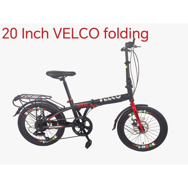 Basikal lipat 20 VELCO 100% pasang SHIMANO 7 SPEED Ready Stock 20 Inch Folding Bike Bicycle ...