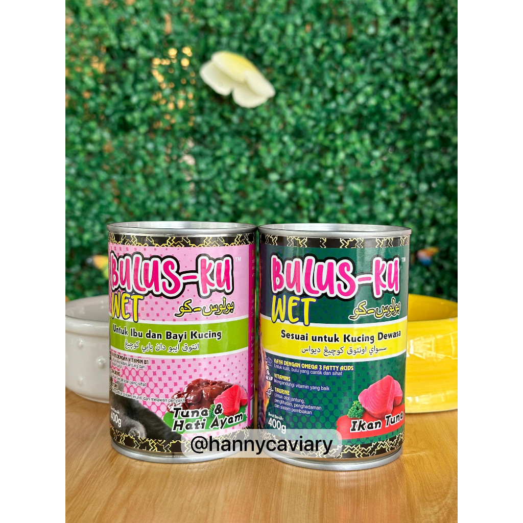 (Buy 12 free Vitacat 150ml) Bulus-ku Wet Food 400g (Untuk Ibu dan Bayi ...