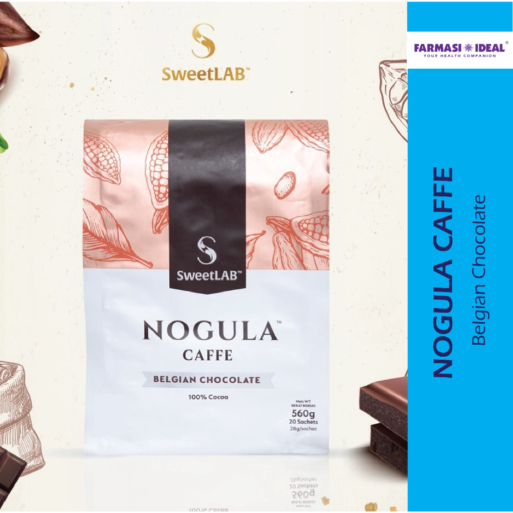 SweetLAB Nogula Caffe Belgian Chocolate 100% Cocoa 3 in 1 Chocolate ...
