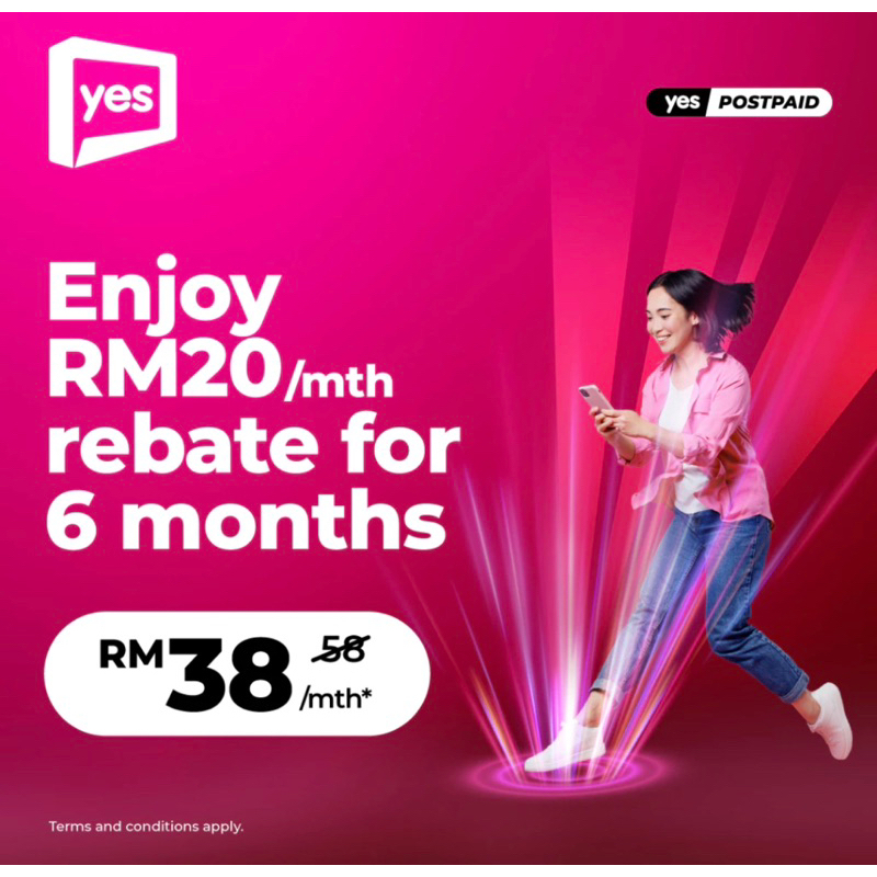 Yes Infinite Discover Postpaid plan {PROMO RM38} | Shopee Malaysia