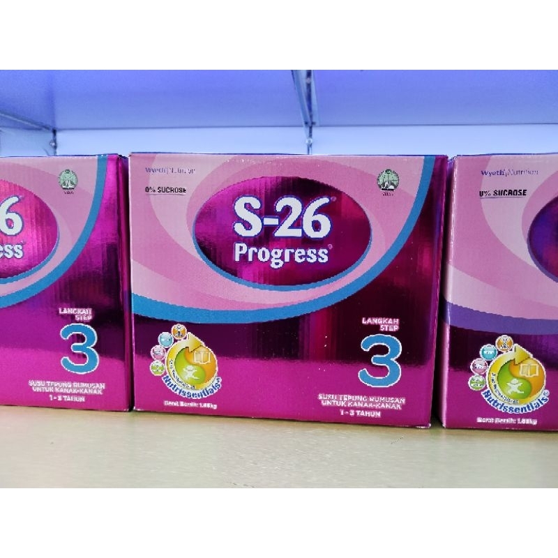 Wyeth S26 Progress Step 3 (1-3 years) 1.65kg (1box) | Shopee Malaysia