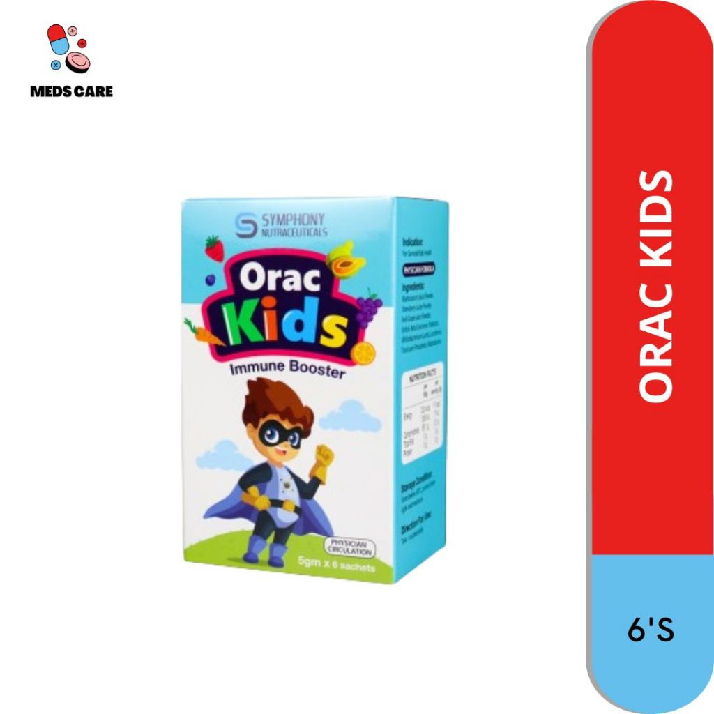 ORAC KIDS IMMUNE BOOSTER 5GM X 6 SACHETS (EXP: 25/06/2026) | Shopee ...
