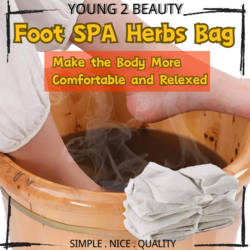 Herbal Foot SPA Powder Wormwood Angelica Ginger Saffron Motherwort 泡脚粉 ...