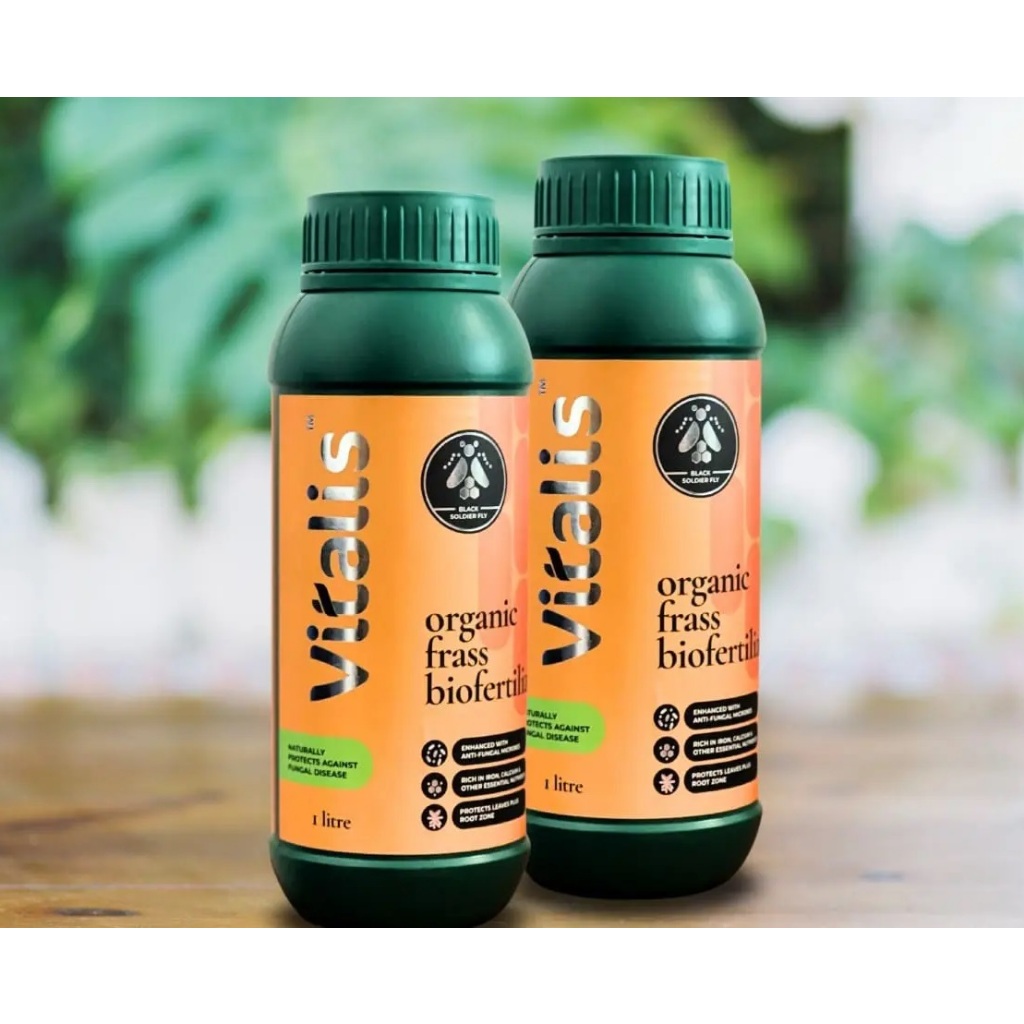 Vitalis Organic Frass biofertilizer 1L - organic foliar spray, made ...