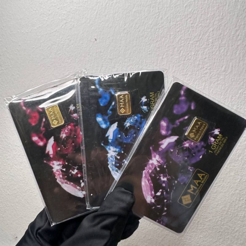 MAA Gold bar 1g 🖤 + free gift | Shopee Malaysia