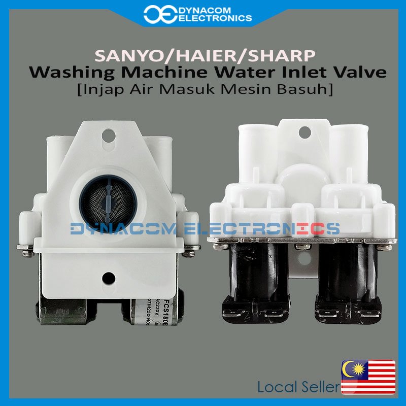 SANYO / HAIER / SHARP Washing Machine Water Double Inlet Valve[Injap ...