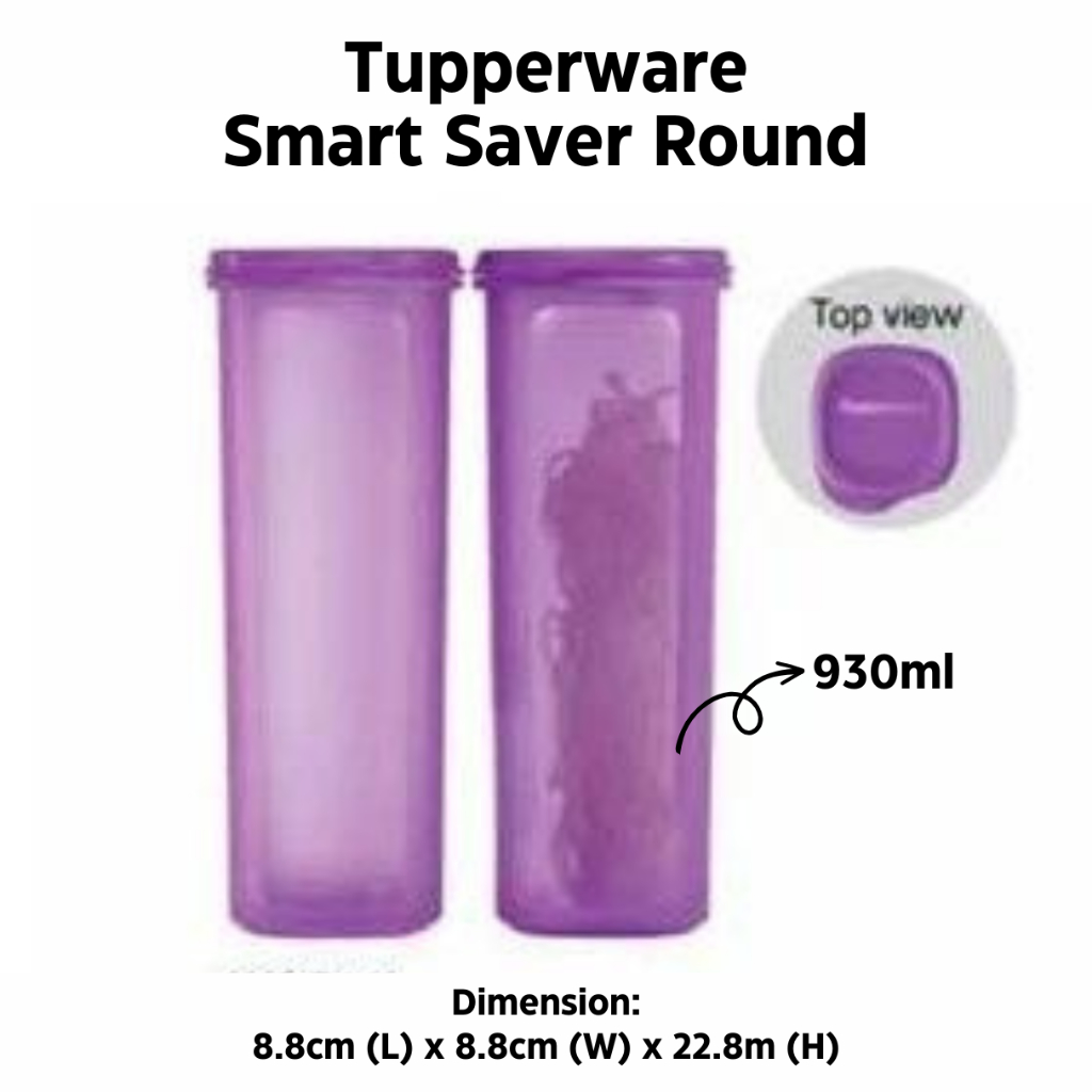 Tupperware Smart Saver Round 930ml (1 pcs) | Shopee Malaysia