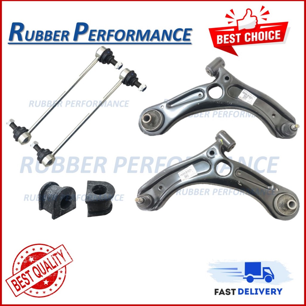 1 SET PERODUA MYVI NEW D20N M800 FRONT LOWER ARM RIGHT AND LEFT+ LINK ...
