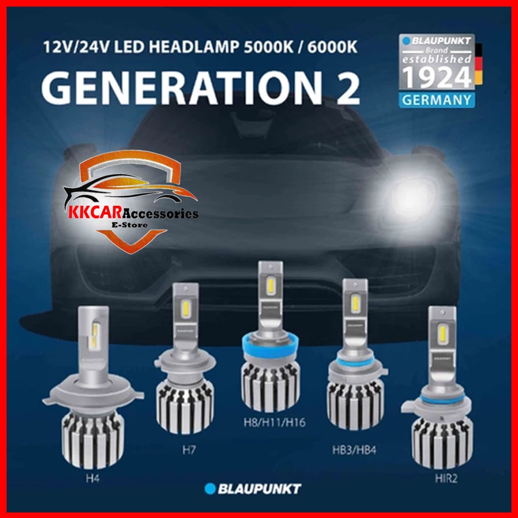 Blaupunkt LED Headlamp 2nd Generation 12v 24v Vehicle Lighting | Lampu ...