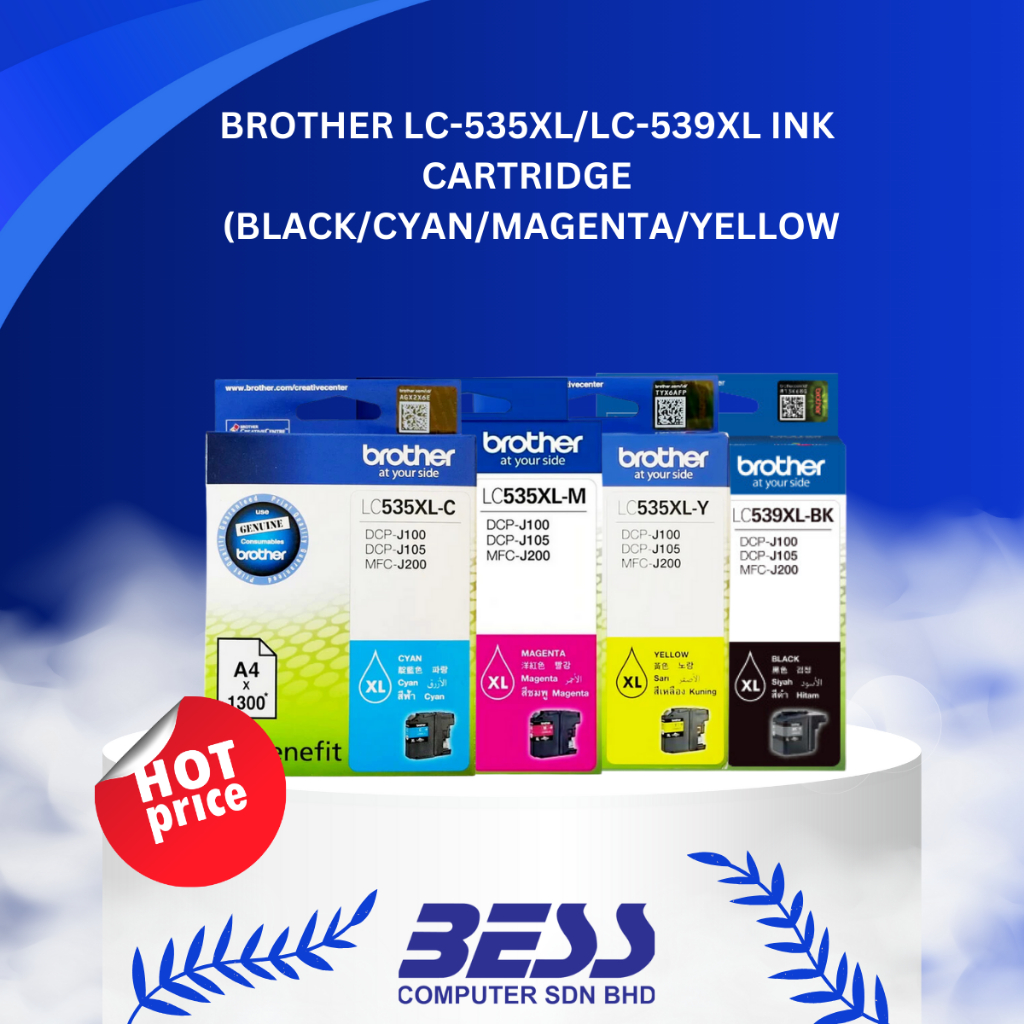 BROTHER LC539XL LC535XL INK CARTRIDGE ORIGINAL (LIMITED) | Shopee Malaysia