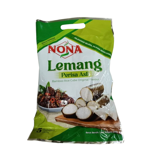 Lemang Perisa Asli Bamboo Rice Cube Original Flavour 5pcs Perpack 310g ...