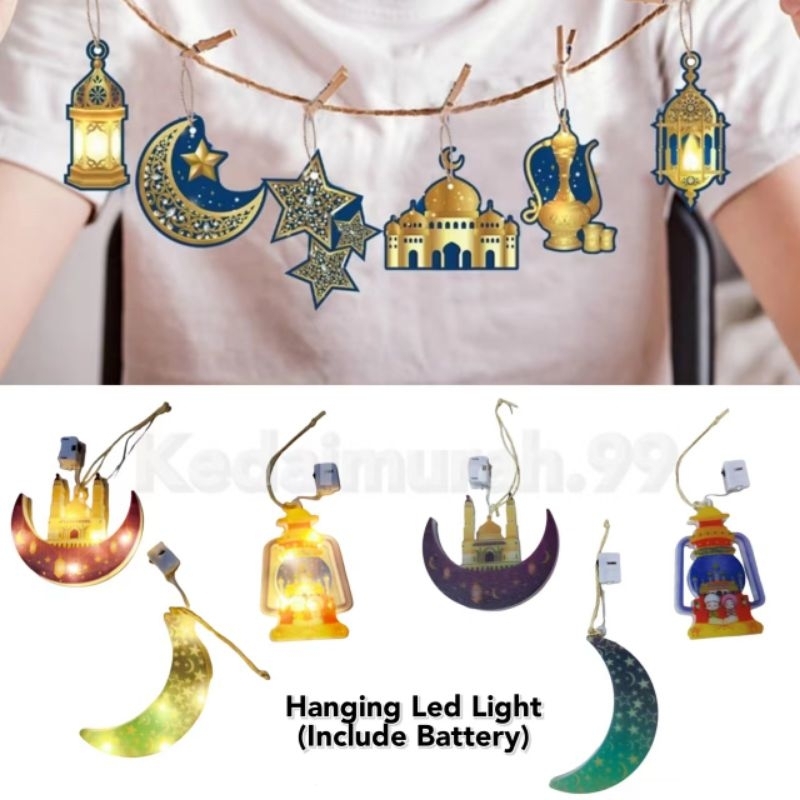 Hanging Led Light Hari Raya Decorations/Lampu Raya Gantung Viral ...