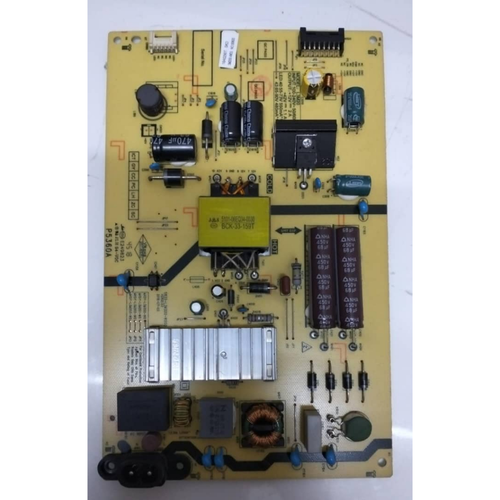 (C421) Skyworth 43E6 Powerboard, Tcon, Tcon Ribbon, Button, LVDS, Cable ...