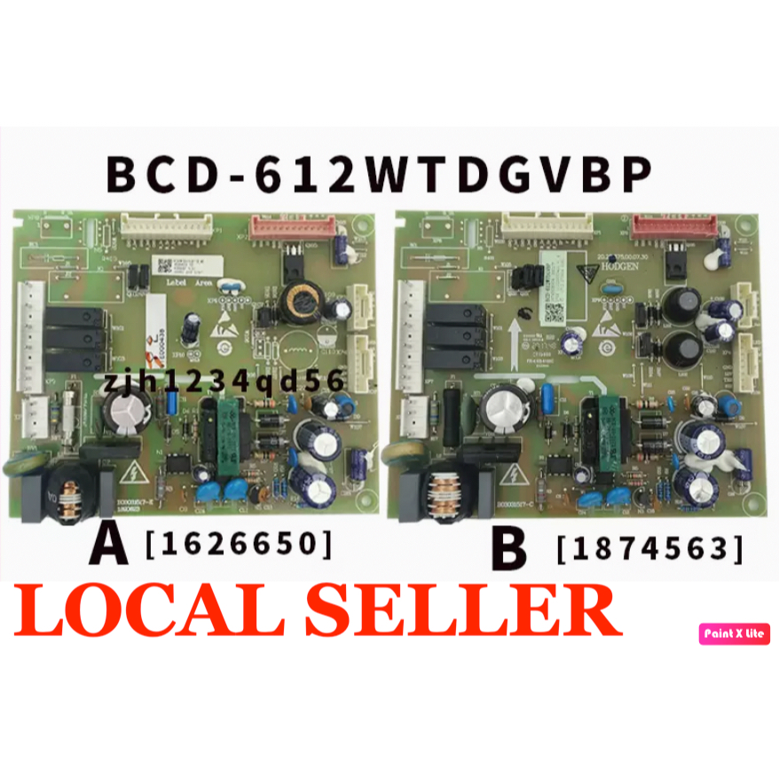 HISENSE RS680N4AWBU BCD-612WTDGVBP Frequency Inverter Compressor PCB PC ...