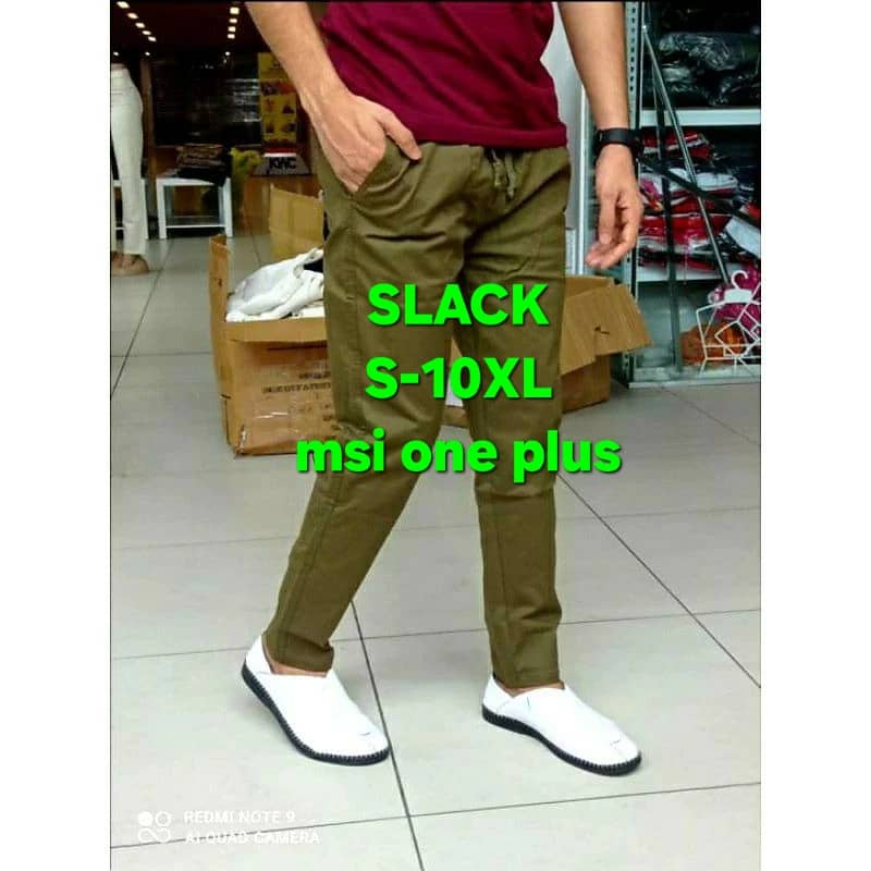 (S-10xl)SLACK Pants Plus Size Unisex (MSI).Seluar Saiz Besar Lelaki/Perempuan SLACK Long Pants ...