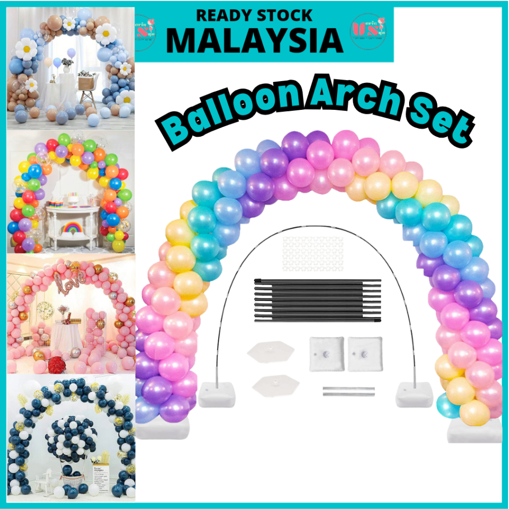 Balloon Arch Kit Foldable DIY Standing Balloon for Birthday Wedding ...