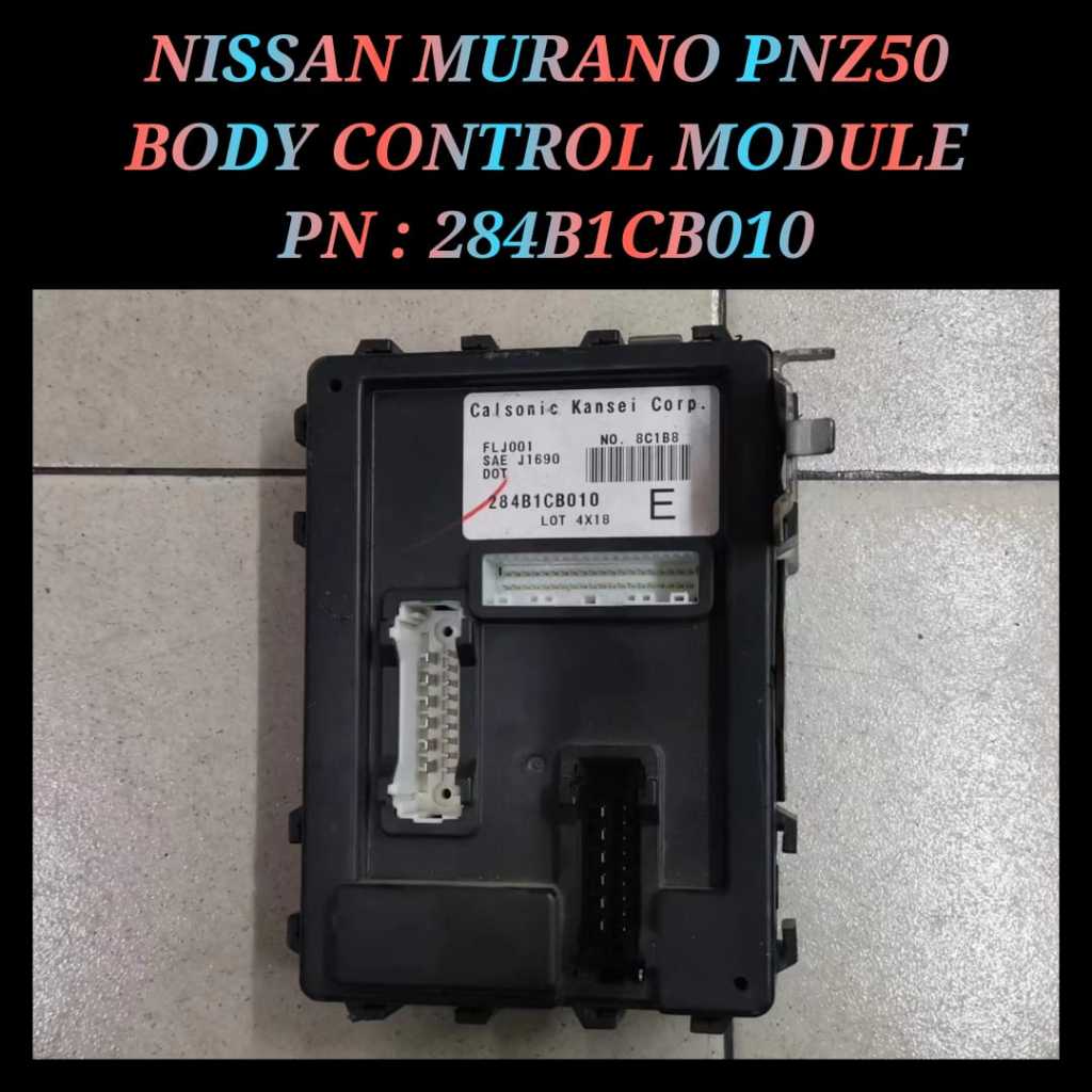 🇯🇵🇯🇵 Body Control Module Nissan Murano PNZ50 2002 - 2007 Body Control ...