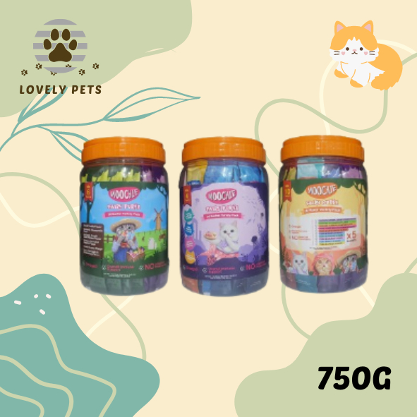Fairy Puree Lickable Cat Puree Treats For Cats 50 Sachet Variety Pack 750g(15g x 50packs ...