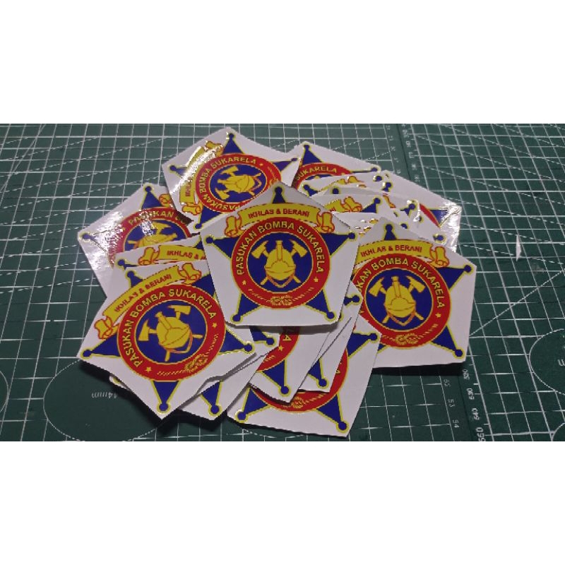sticker logo PBS pasukan bomba sukarela | Shopee Malaysia