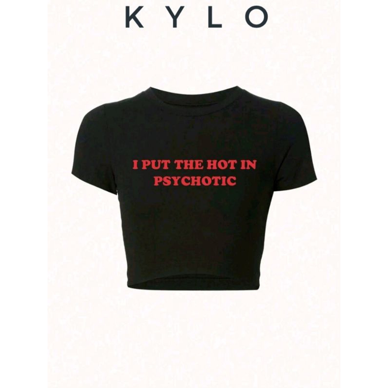 KYLO Acubi Core Letter Y2K Women Short Sleeve Top | Shopee Malaysia