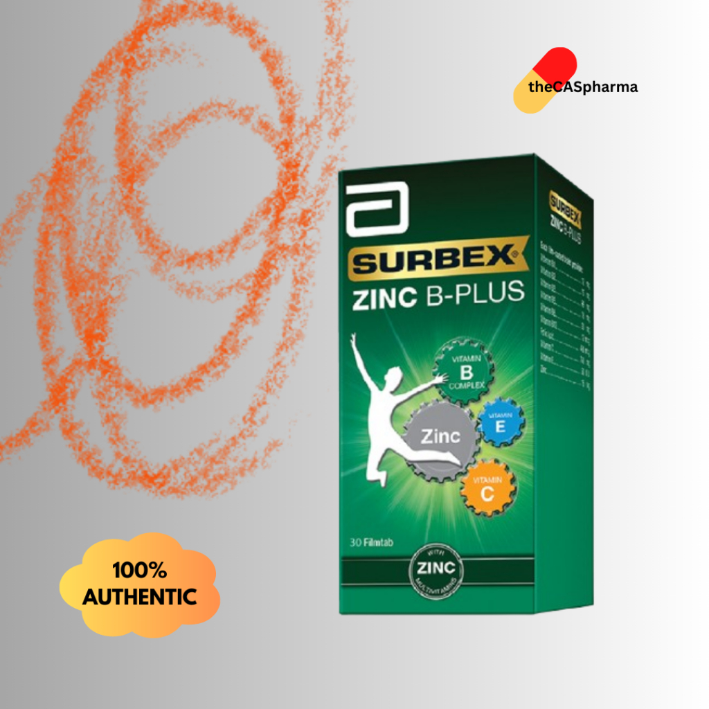 SURBEX ZINC B-PLUS 30'S | Shopee Malaysia