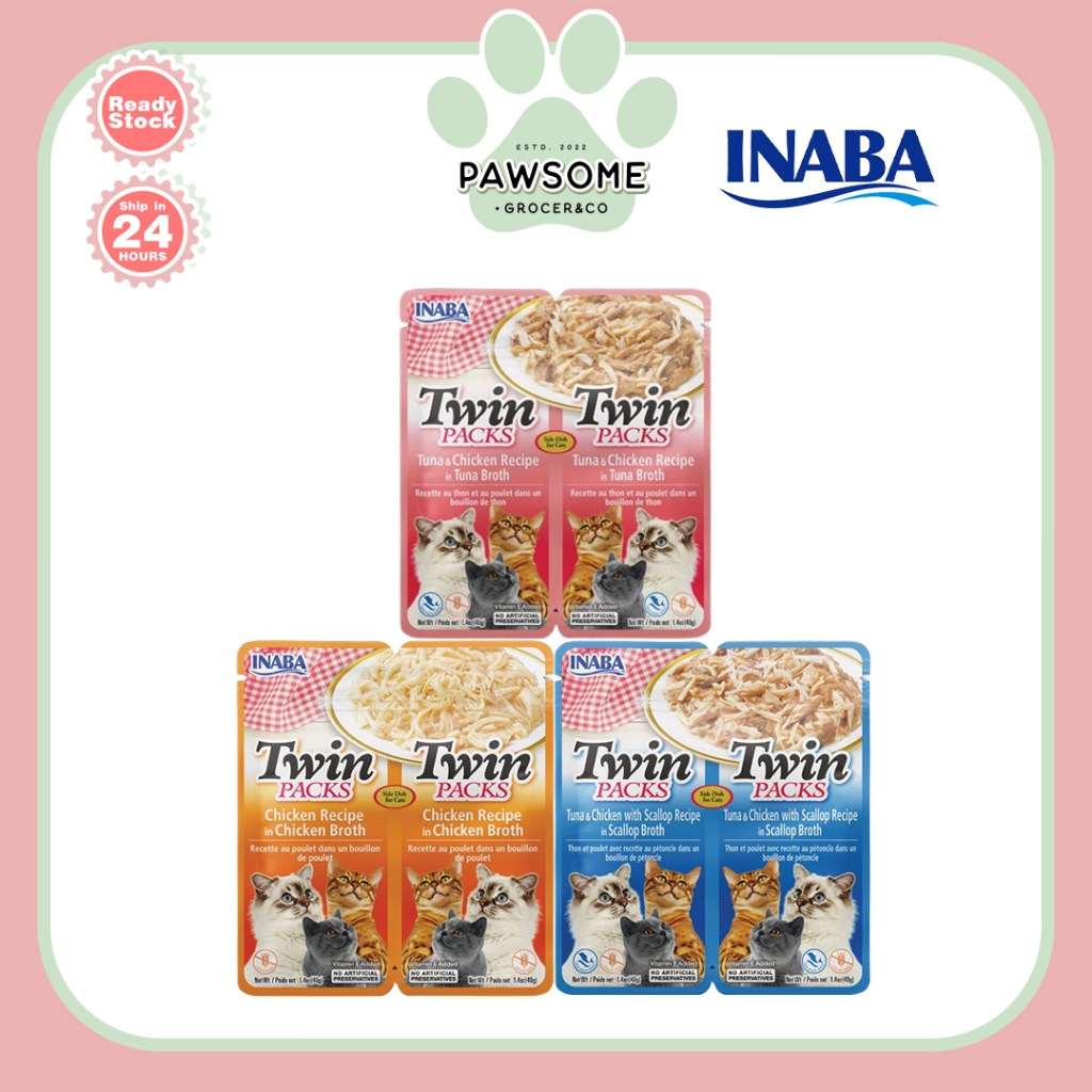 INABA CIAO Premium Quality Twin Packs In Broth Wet Food For Cats ...