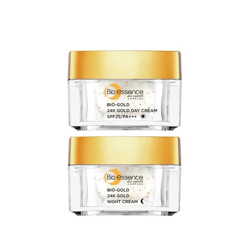 [No Box] Bio Essence Bio-Gold 24k Gold Day|Night Cream 15g | Shopee ...