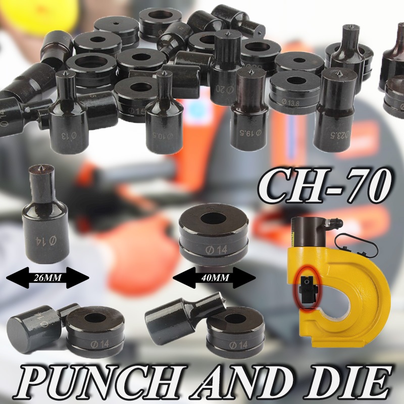 Hydraulic Punching Mould CH-70 Circular Hole Hydraulic Punching Dies Manual Punch Die | Shopee ...