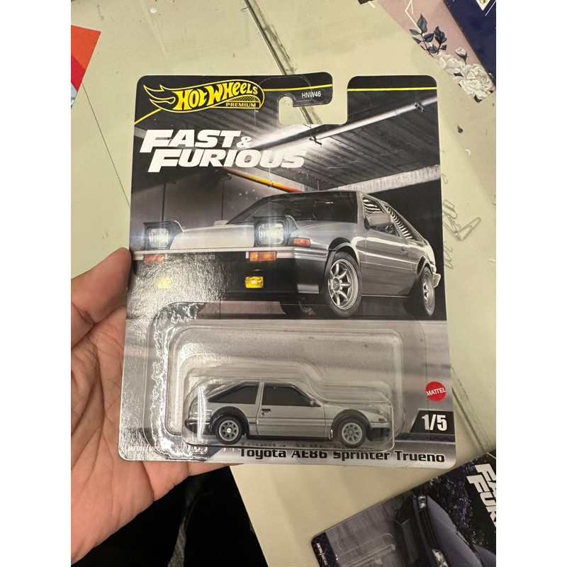 HotWheels Fast And Furious Toyota AE86 Sprinter Trueno Urat | Shopee ...