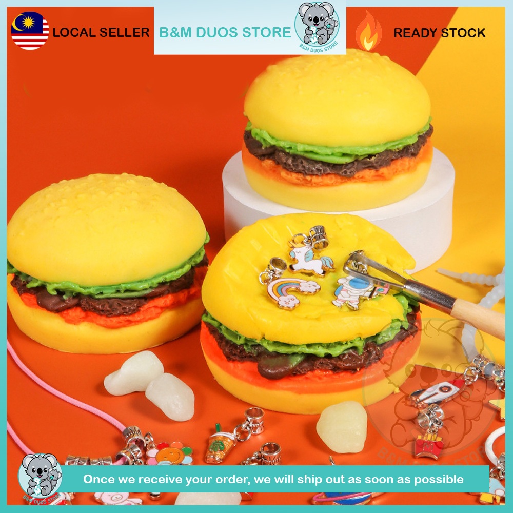 [🔥READY STOCK🔥]Kid Children Burger Soap Blind Box Safety Permain Kanak ...
