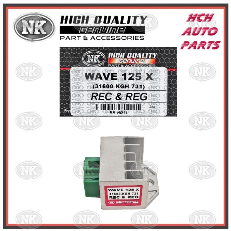 RECTIFIER & REGULATOR - HONDA - WAVE 125X ULTIMO - 31600-KGH-731 (NK ...