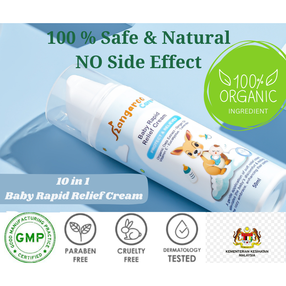(OFFICIAL)Kangaroo Care Baby Relief Cream Bundle | Shopee Malaysia