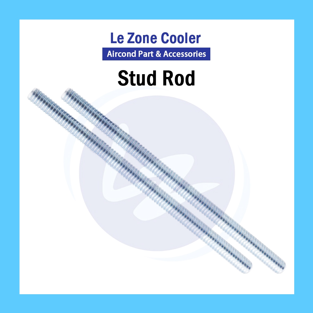 (1 pc) Stud Rod Threaded Rod Aircond Ceiling Cassette Rod 5/16'' 3/8 ...