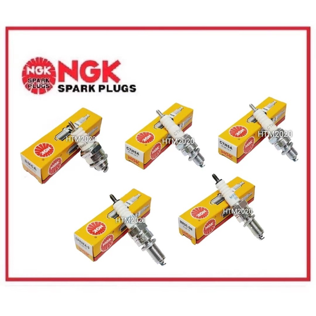 NGK SPARK PLUG C6HSA C7HSA BP7HS B8ES BM6A CPR8EA-9 MR9C-9N EX5 LAGENDA ...
