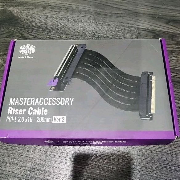 [USED] COOLER MASTER PCIE 3.0 RISER, GPU RISER, GPU EXTENSION | Shopee ...
