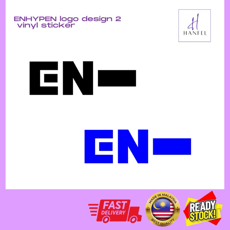ENHYPEN logo design 2 vinyl sticker ( Die-cut) | Shopee Malaysia