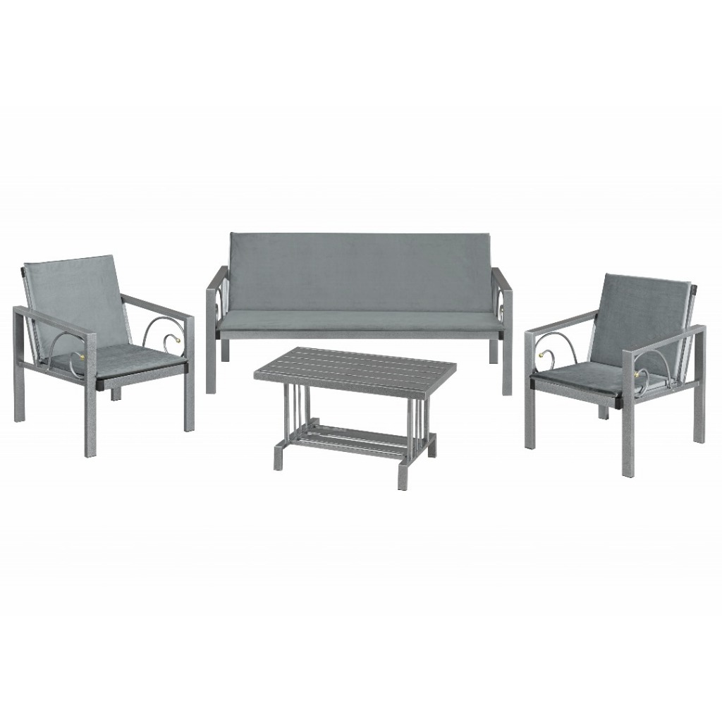 READY STOCK Sofa Besi FREE KUSYEN 1/2/3 Seater & Table Sofa Set 100% ...
