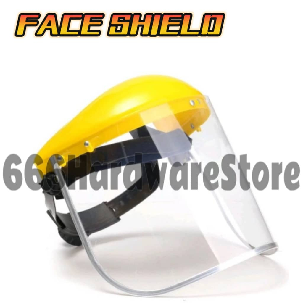 CLEAR SAFETY FACE SHIELD / GRINDING FACE SHIELD / SCREEN MASK FOR ...