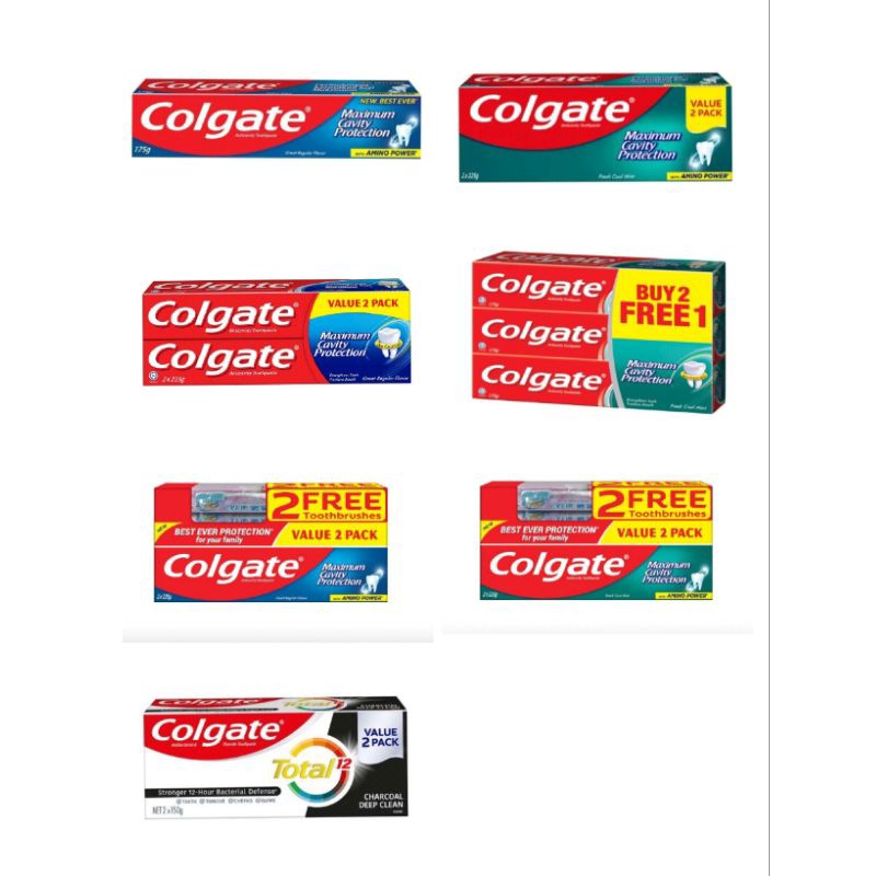 Colgate Max Cavity Protection Toothpaste (Fresh Cool Mint / Great ...