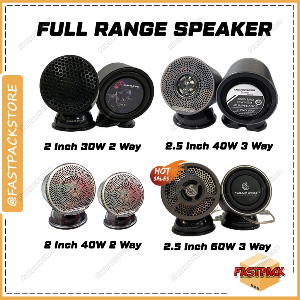 FULL RANGE Speaker Tweeter Speaker Stand 2 Inch 2.5 Inch 3 Way ...
