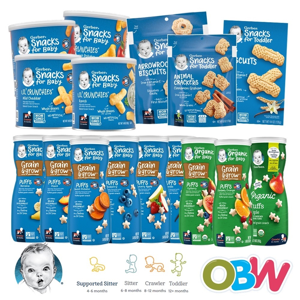 Gerber Baby Puffs 42g | Gerber Organic Puffs | Baby Food | Baby ...