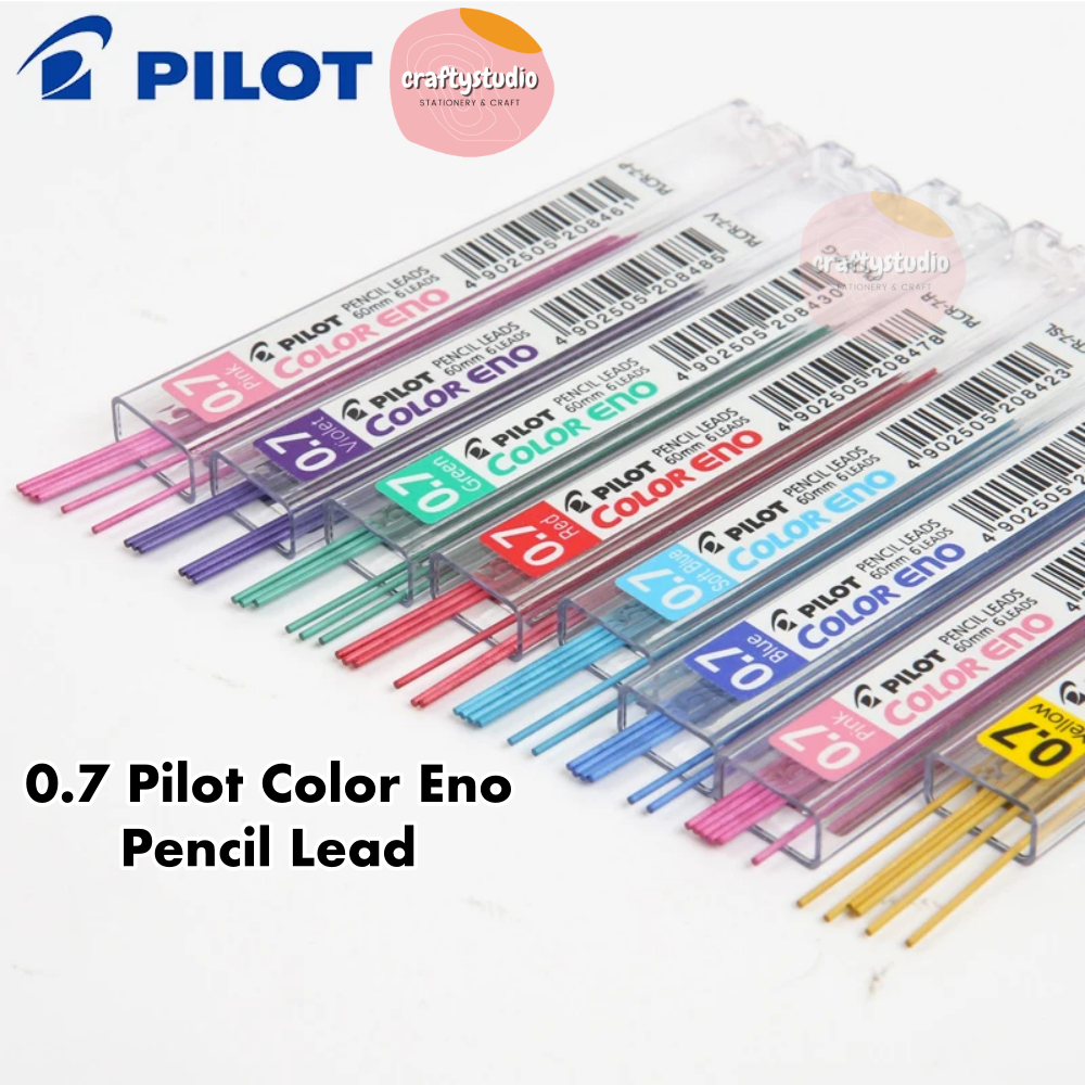 0.7mm Pilot Color Eno Pencil Lead, Colourful Pencil Lead | Shopee Malaysia