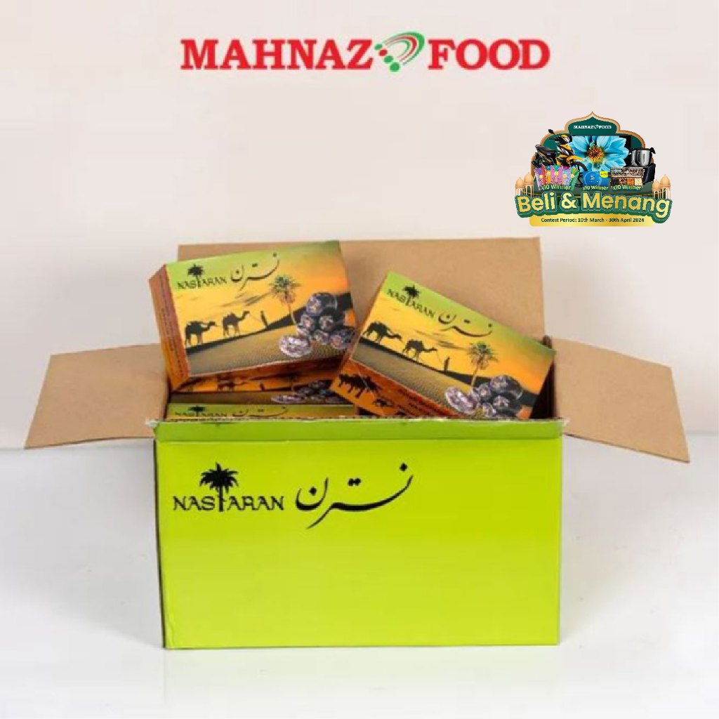 MAHNAZ FOOD Kurma Nastaran/Sahara Rotab Dates Wholesale (12 Pack ...