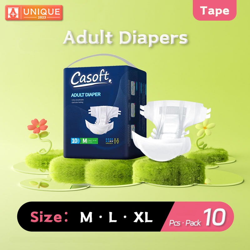 【Buy 4 Take 4】Casoft Tape Adult Diapers Adult Tape M80/L80/XL80 High ...