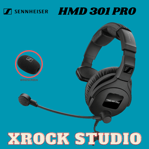 Sennheiser HMD 301 Pro Single-Sided Broadcast Headset with Boom ...