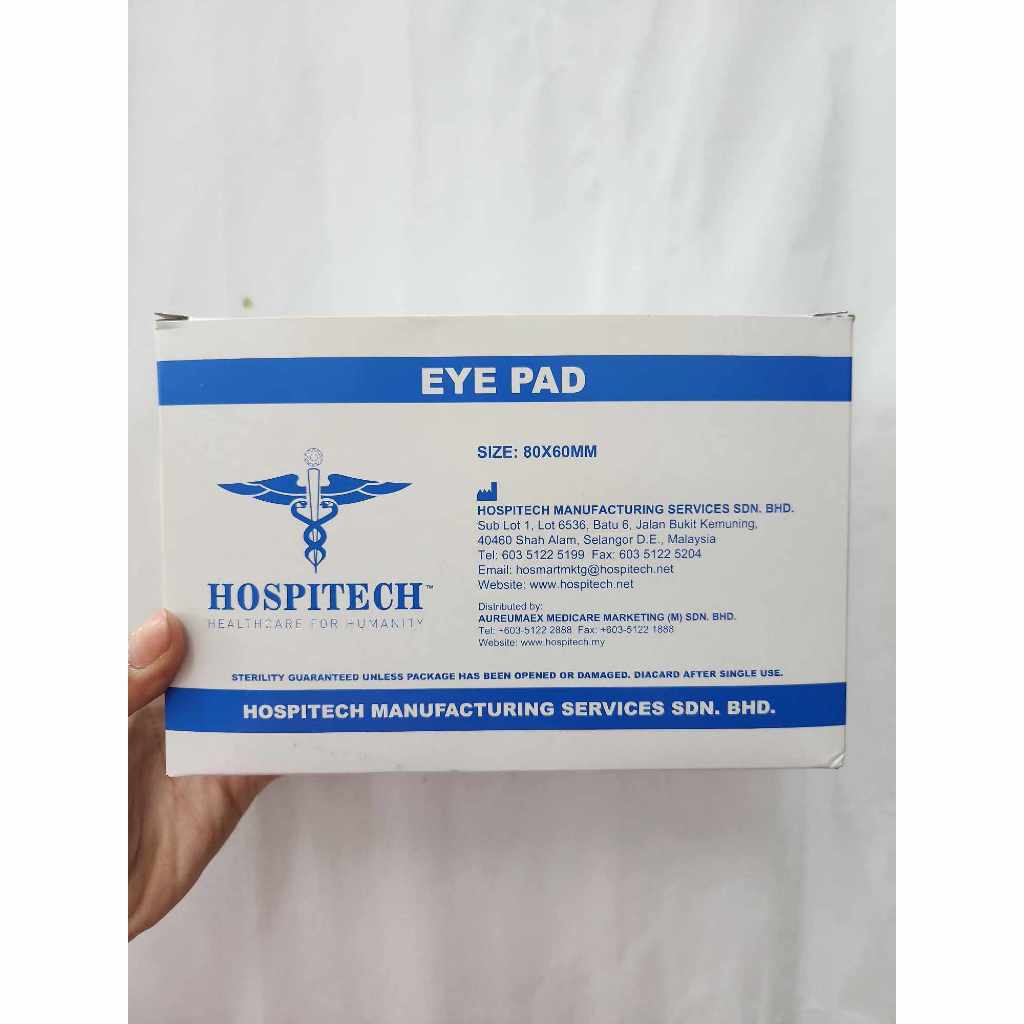 (50PCS/BOX) HOSPITECH Sterile Non-Woven Eye Pad Adult | Shopee Malaysia