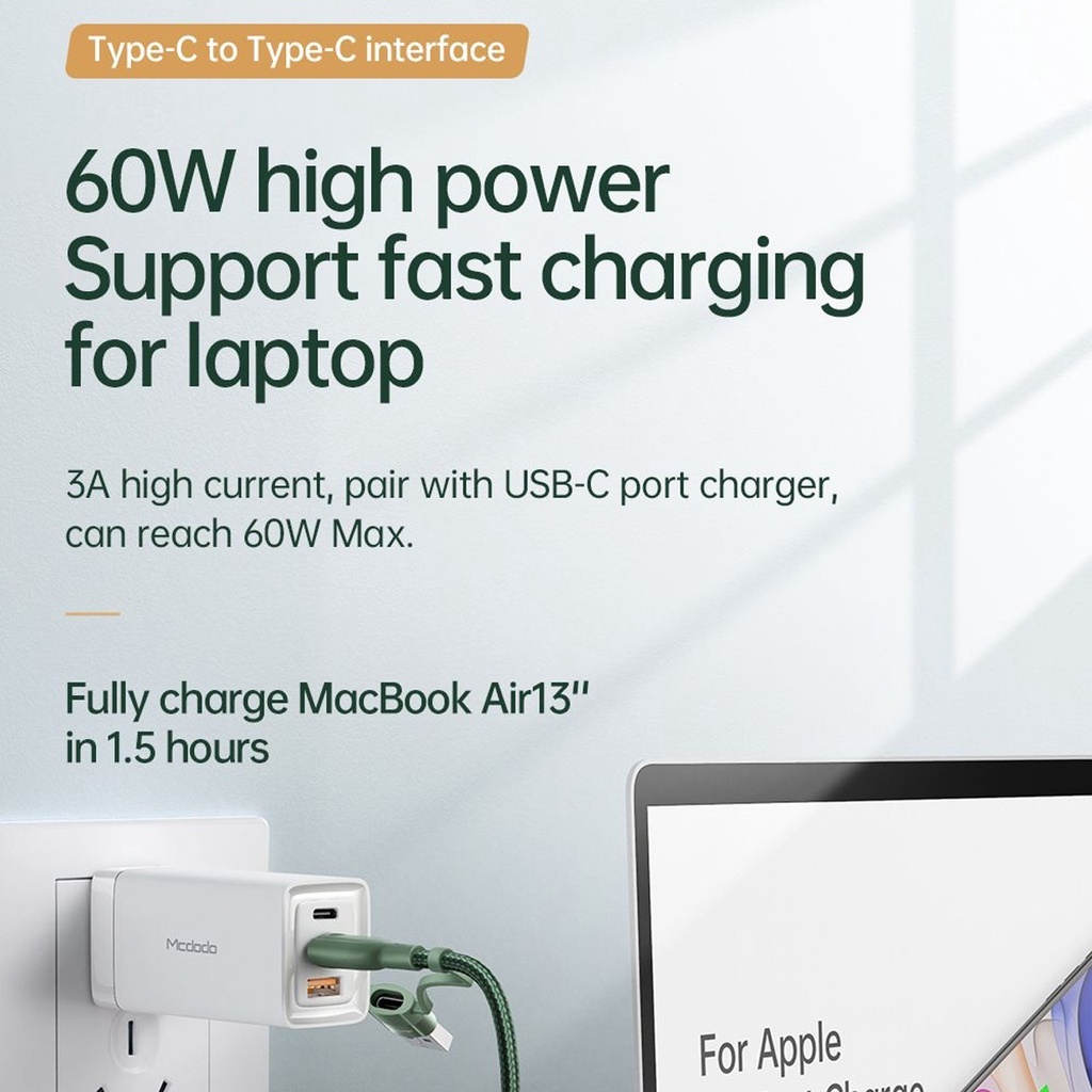 Mcdodo 4 In 1 Pd Fast Charge Data Cable Shopee Malaysia