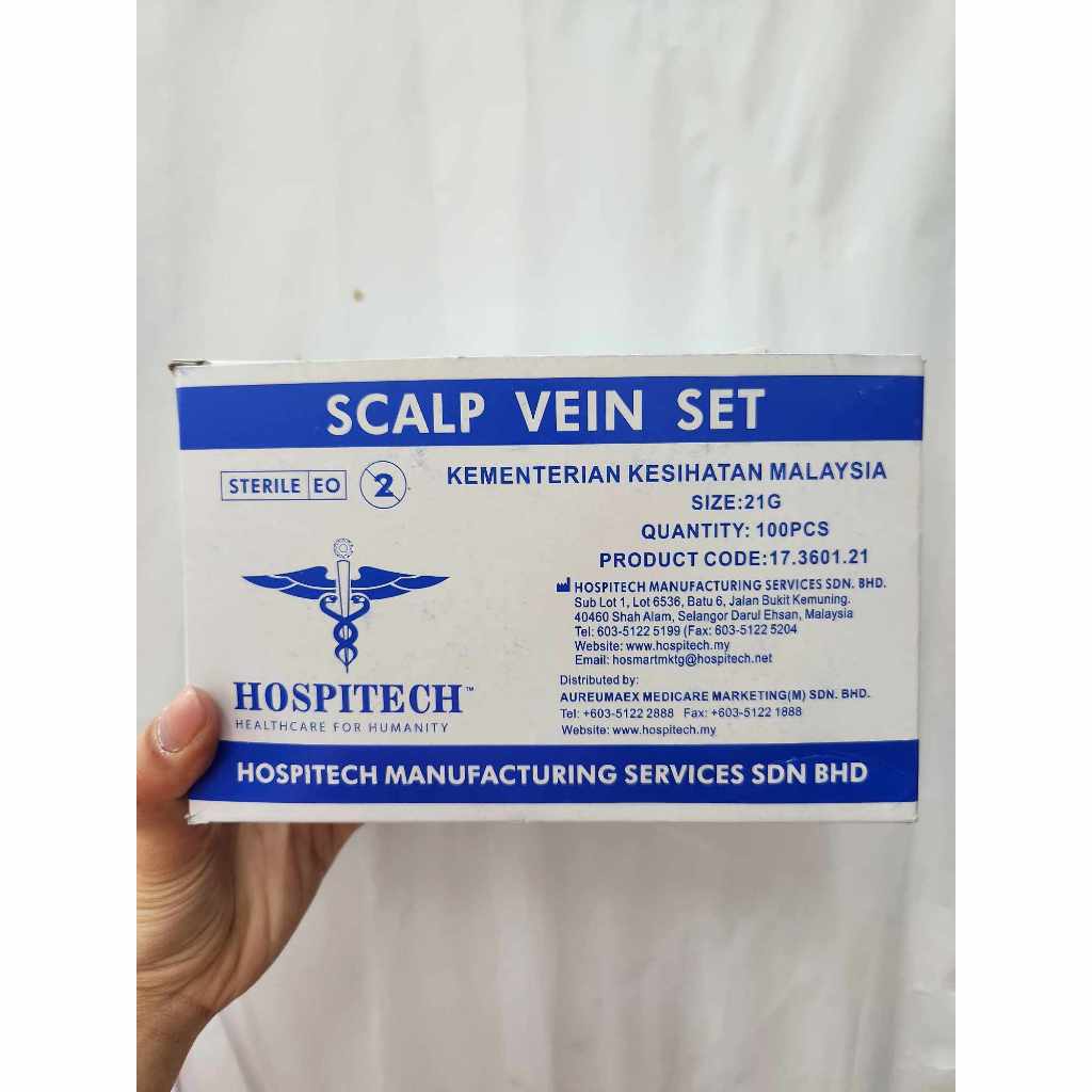 (100PCS/BOX) HOSPITECH SCALP VEIN 21G | Shopee Malaysia