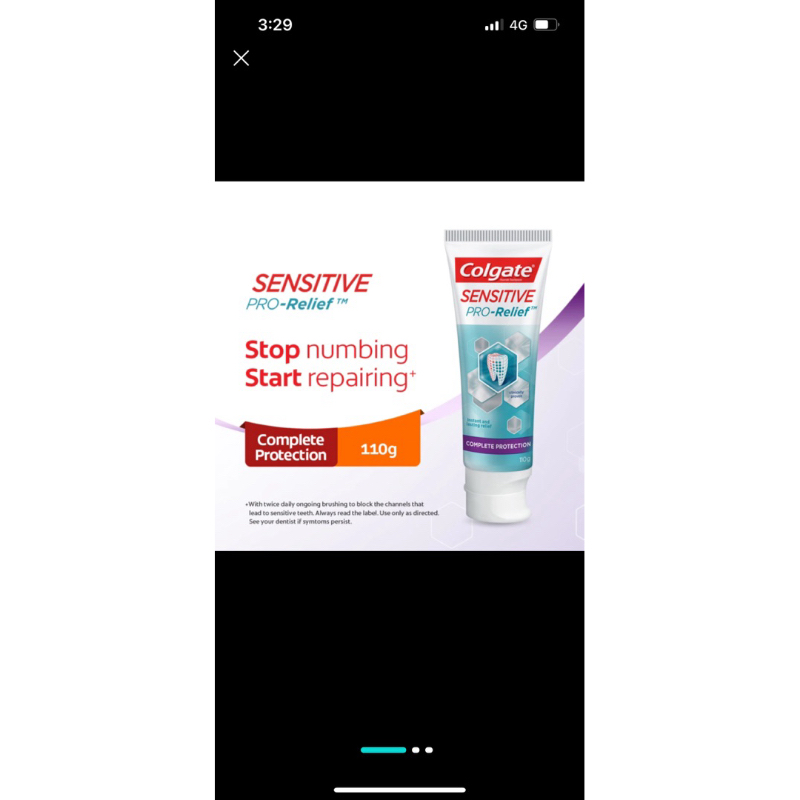 TF0309 Colgate Sensitive Pro Relief Complete Protect Toothpaste 110g ...