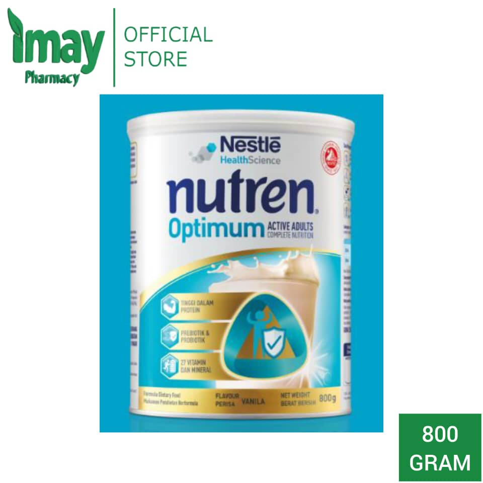 [EXP 05/2025] NESTLE NUTREN OPTIMUM 800G [Maximum 6 tins per transaction] | Shopee Malaysia